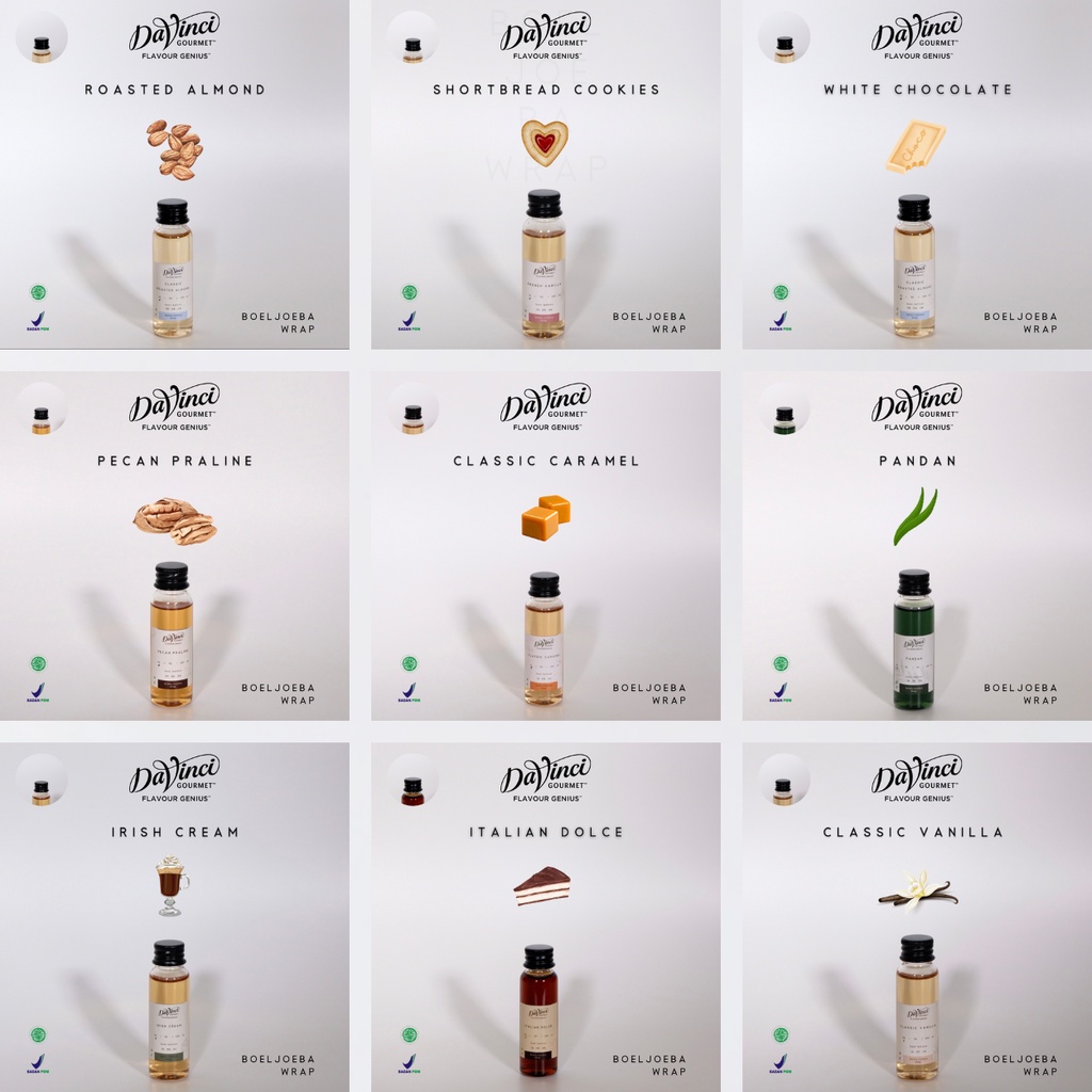 Jual DaVinci All Varian Coffee Syrup Repack [30, 50, 100] g | Shopee ...