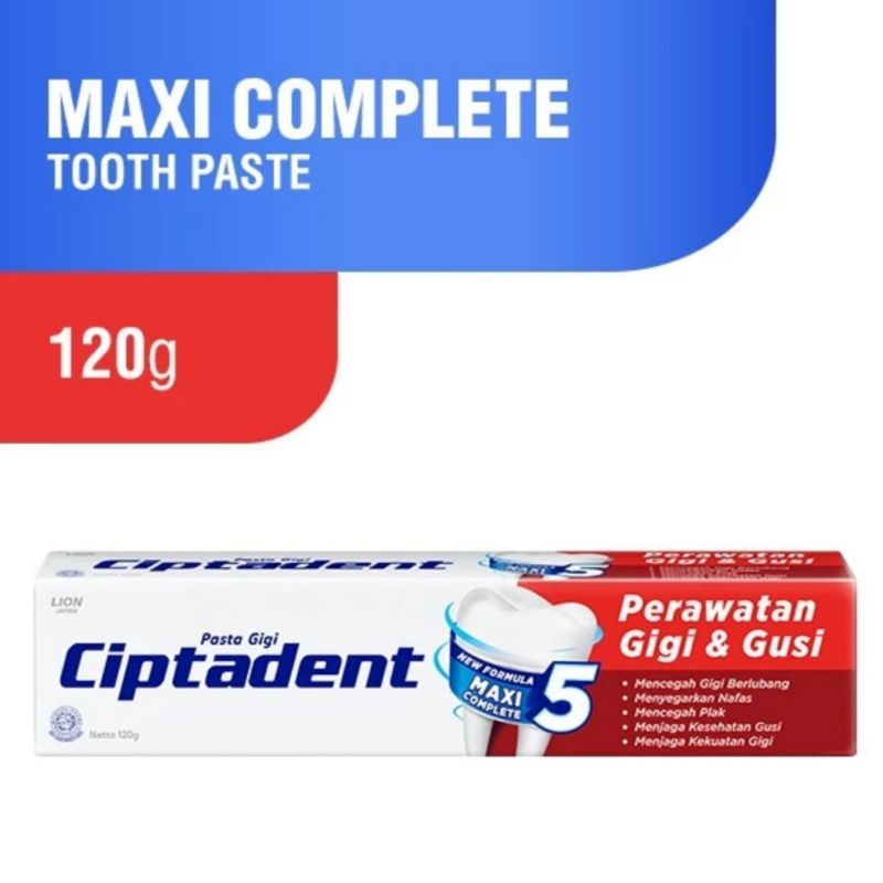 Jual Ciptadent Pasta Gigi Maxi Complete 120 gr | Shopee Indonesia