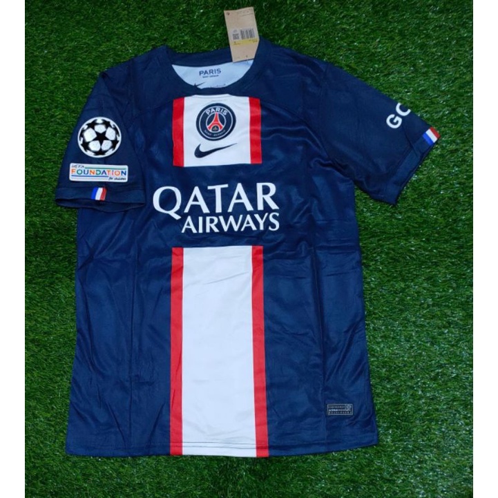 Jual JERSEY PSG HOME 2022/2023 FULL PATCH UCL FULL PATCH LIGUE 1 GRADE ...