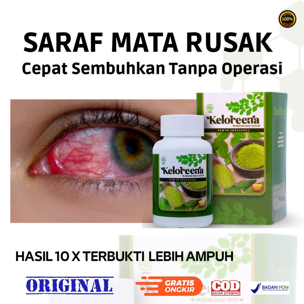 Jual Obat Saraf Mata Rusak / Lemah, Mata Kedutan, Kedip Kedip, Mata ...