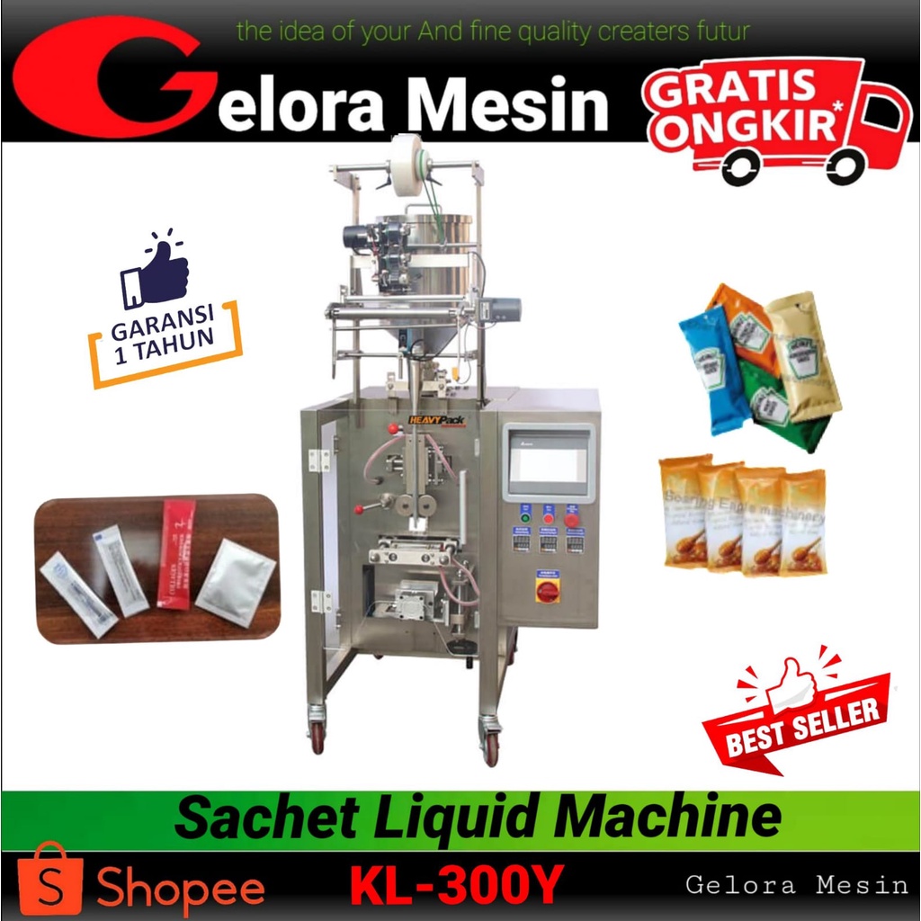 Jual Mesin Packing / kemas Sachet Otomatis Cairan / Pasta KL-300Y ...