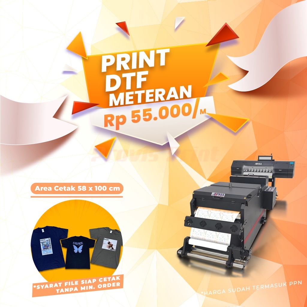Jual CETAK DTF METERAN LEBAR 58CM FULL COLOR PRINT LARGE FORMAT | Shopee Indonesia