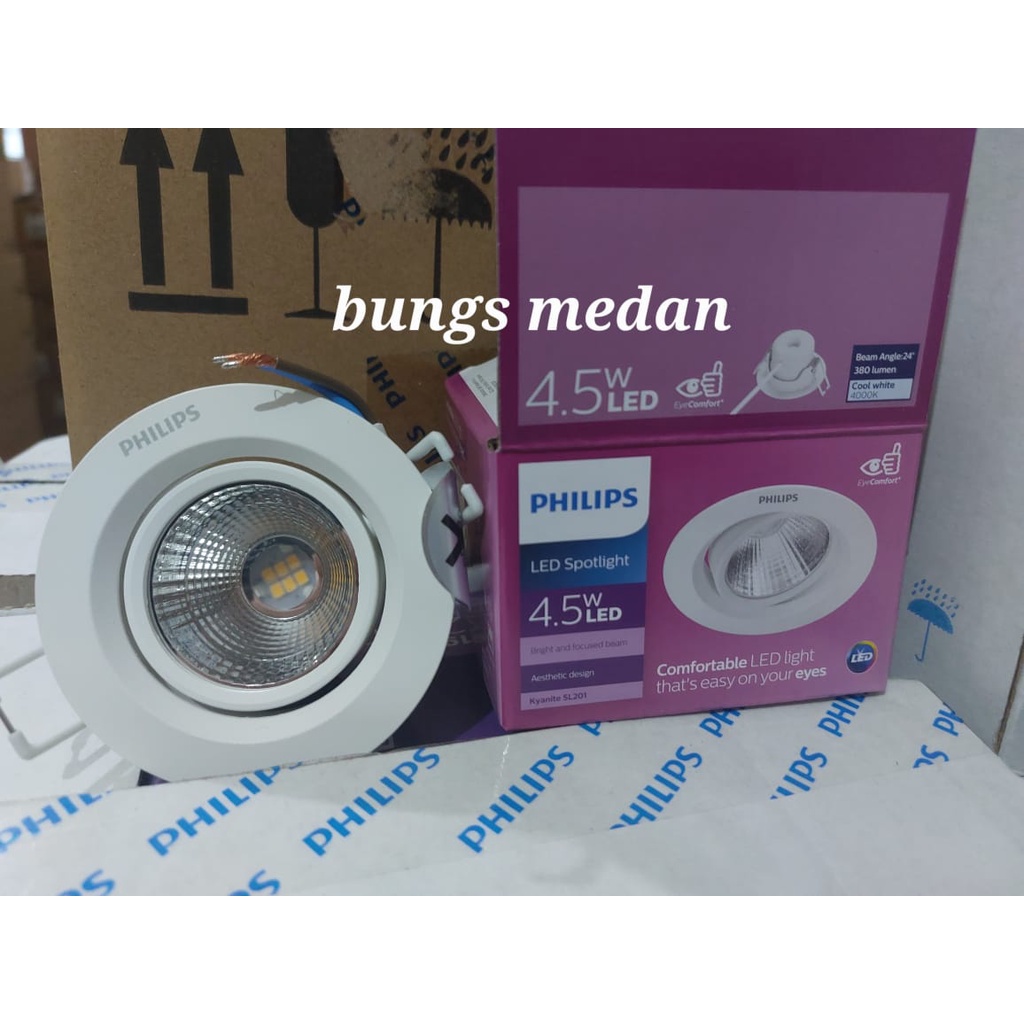 Jual LAMPU LED PHILIPS SOROT KYANITE 4.5W 5WATT 4,5 W 4000K NW SPOTLIGHT SL201 PUTIH | Shopee ...