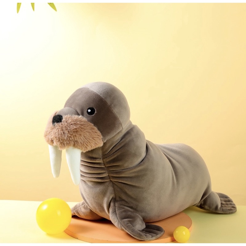 Jual Boneka karakter hewan walrus lembut BONEKA MINISO lucu 43cm ...