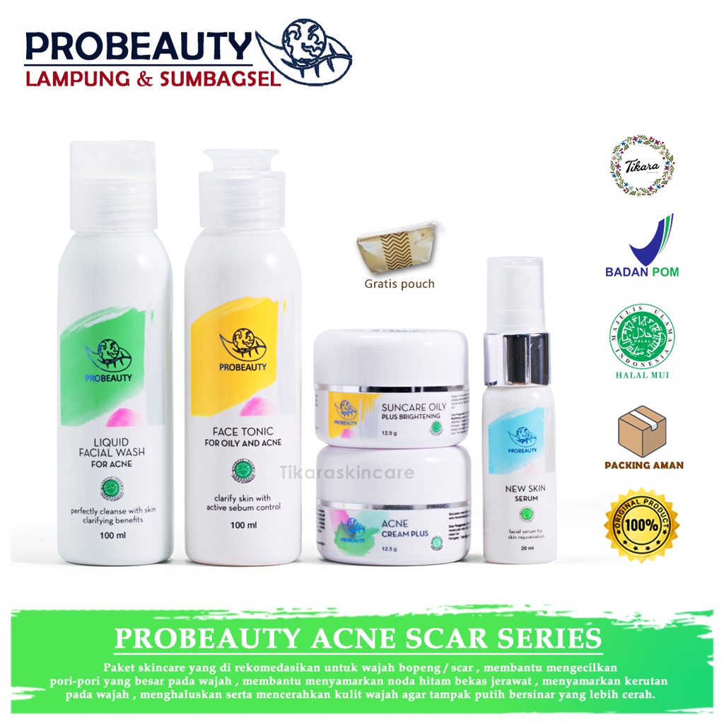 Jual Probeauty paket acne scar - wajah bopeng - cream muka bopeng murah ...