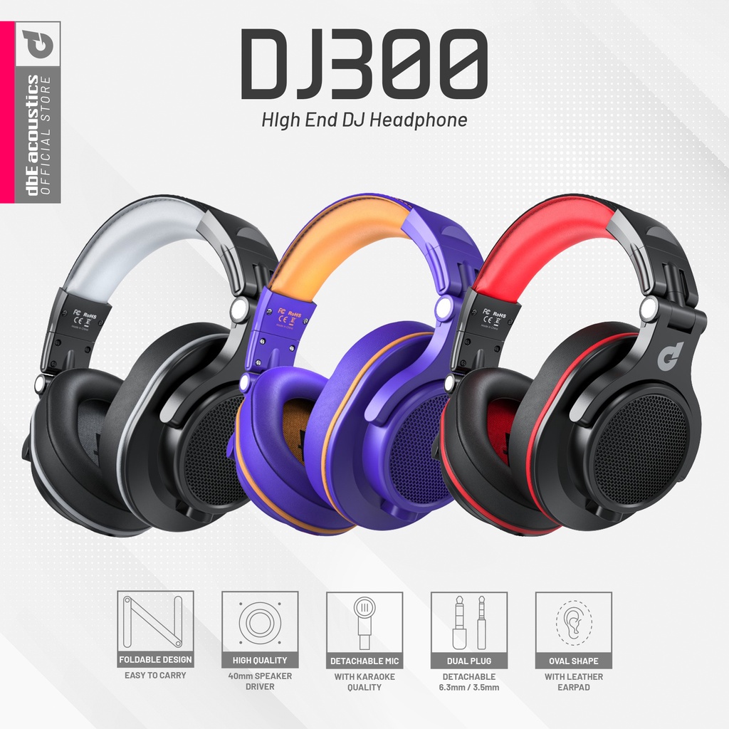 Jual dbE DJ300 HIgh End DJ Headphone | Shopee Indonesia