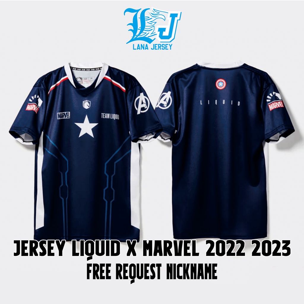 Jual JERSEY TEAM LIQUID X MARVEL NEW 2022 2023 (free custom nickname ...