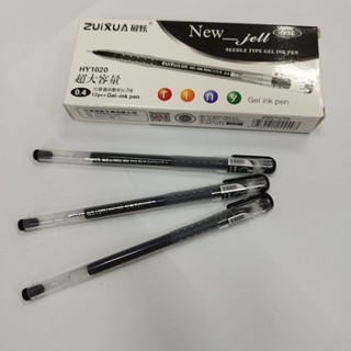 Jual Ballpoint ZUIXUA Pulpen Gel HY1020 ( 1 Pak isi 12 Pcs ) | Shopee ...