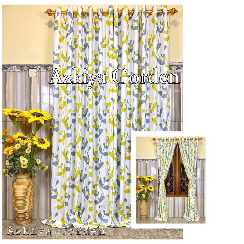 Jual Gorden Minimalis model smokring Korden Gordyn Pintu & Jendela ...