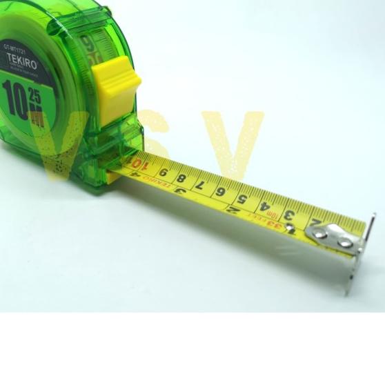 Jual Tekiro Meteran 10m transparan / measuring tape 10m transparan ...