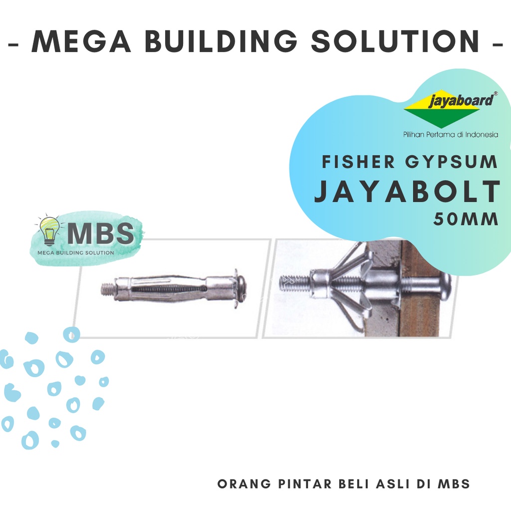 Jual JAYABOLT / Fisher Gypsum / Paku Penggantung Gipsum | Shopee Indonesia