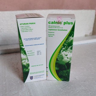 Jual Calnic Plus Sirup 100ml - Suplemen Kalsium dan Vitamin D3, Harga ...
