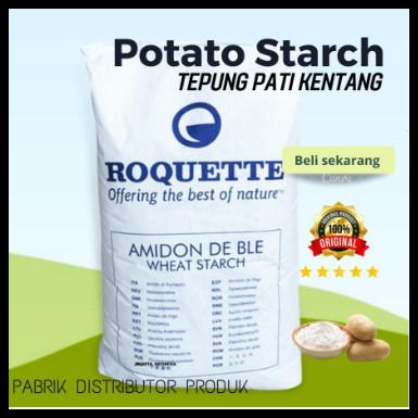 Jual Tepung Pati Kentang / Potato Starch Impor 25Kg Roquette Via Gojek ...