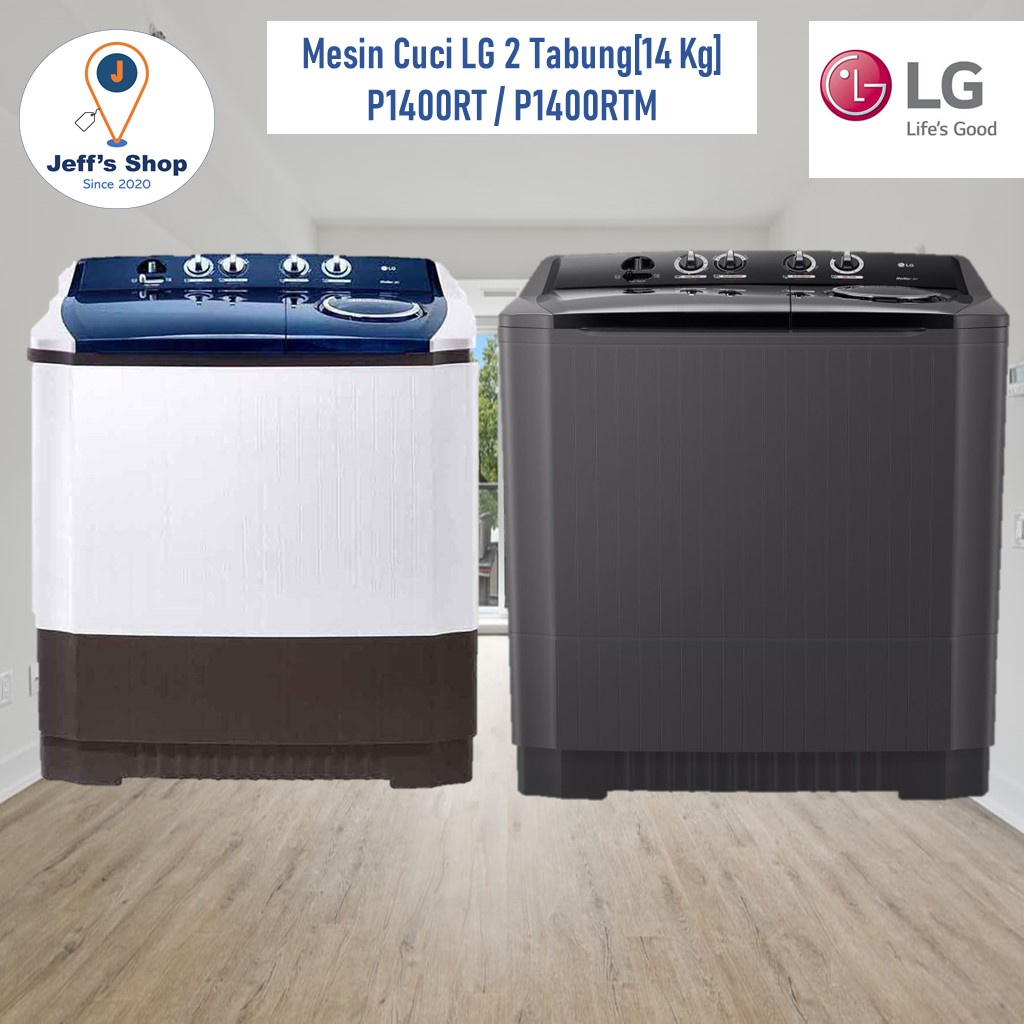 Jual Mesin Cuci LG 2 Tabung [14 Kg] P1400RT/P1400RTM | Shopee Indonesia