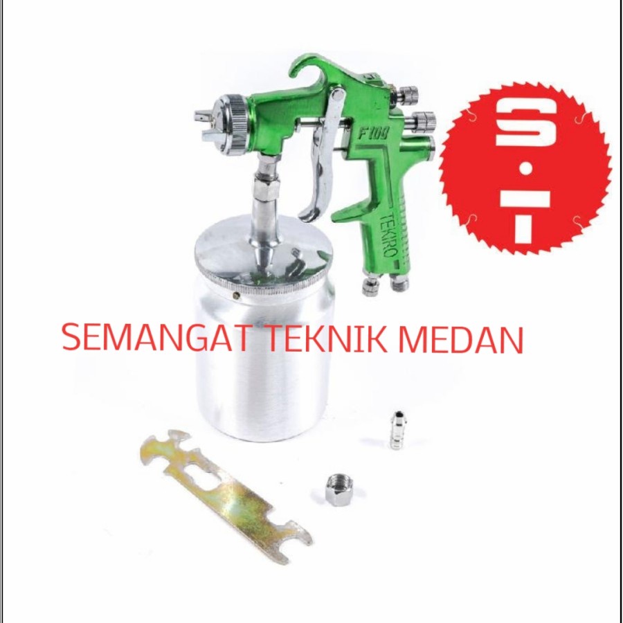 Jual F100S SPRAY GUN SEMPROTAN ANGIN CAT TABUNG BAWAH F100 S F 100 S TEKIRO | Shopee Indonesia