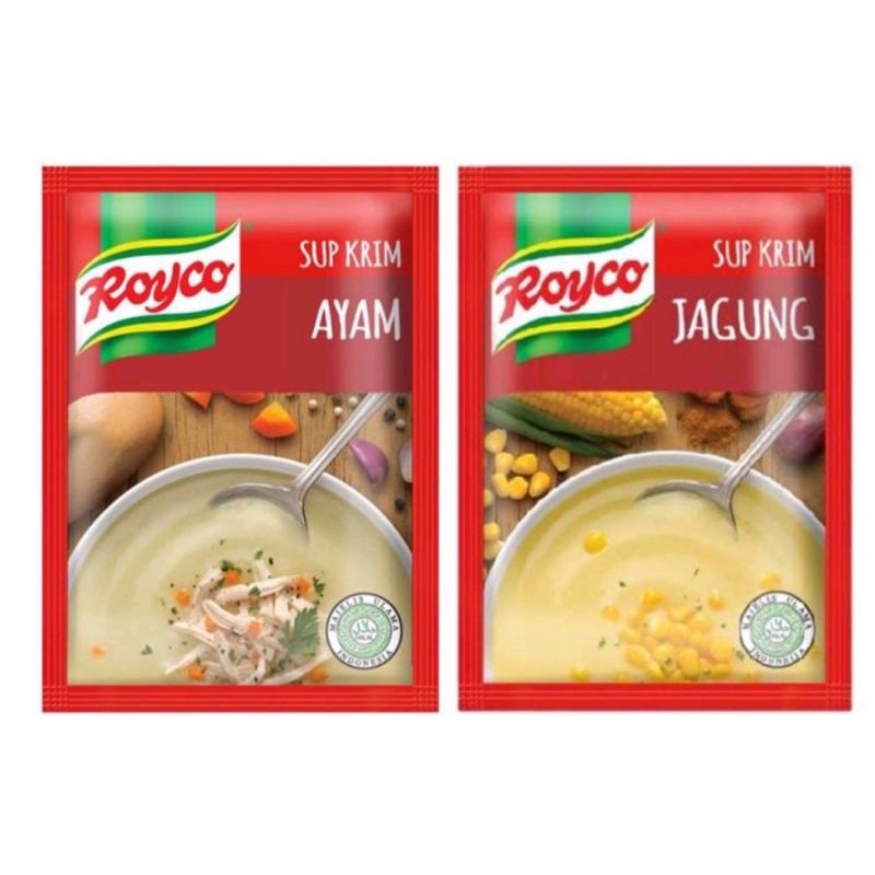 Jual ROYCO Sup Krim Ayam / Jagung / Kepiting Jagung Siap Saji - Instant ...