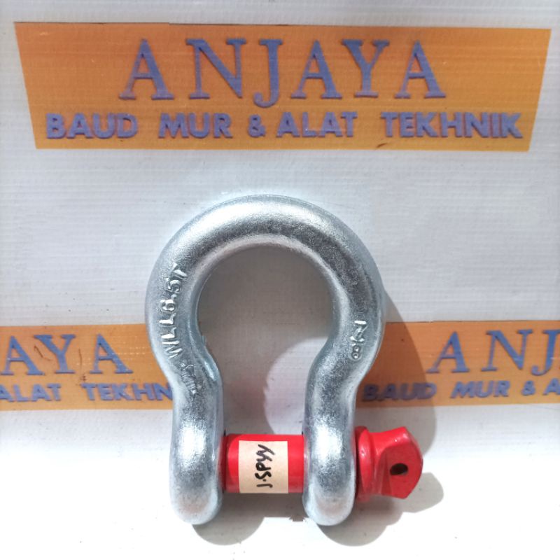 Jual WIPRO Bow Shackle Omega 6.5 TON Size 7/8" Segel Screw Pin | Shopee ...