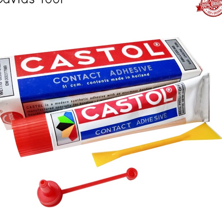 Jual LEM CASTOL KUNING TERSEDIA UKURAN 21 DAN 51CC / LEM KUNING CASTOL ...