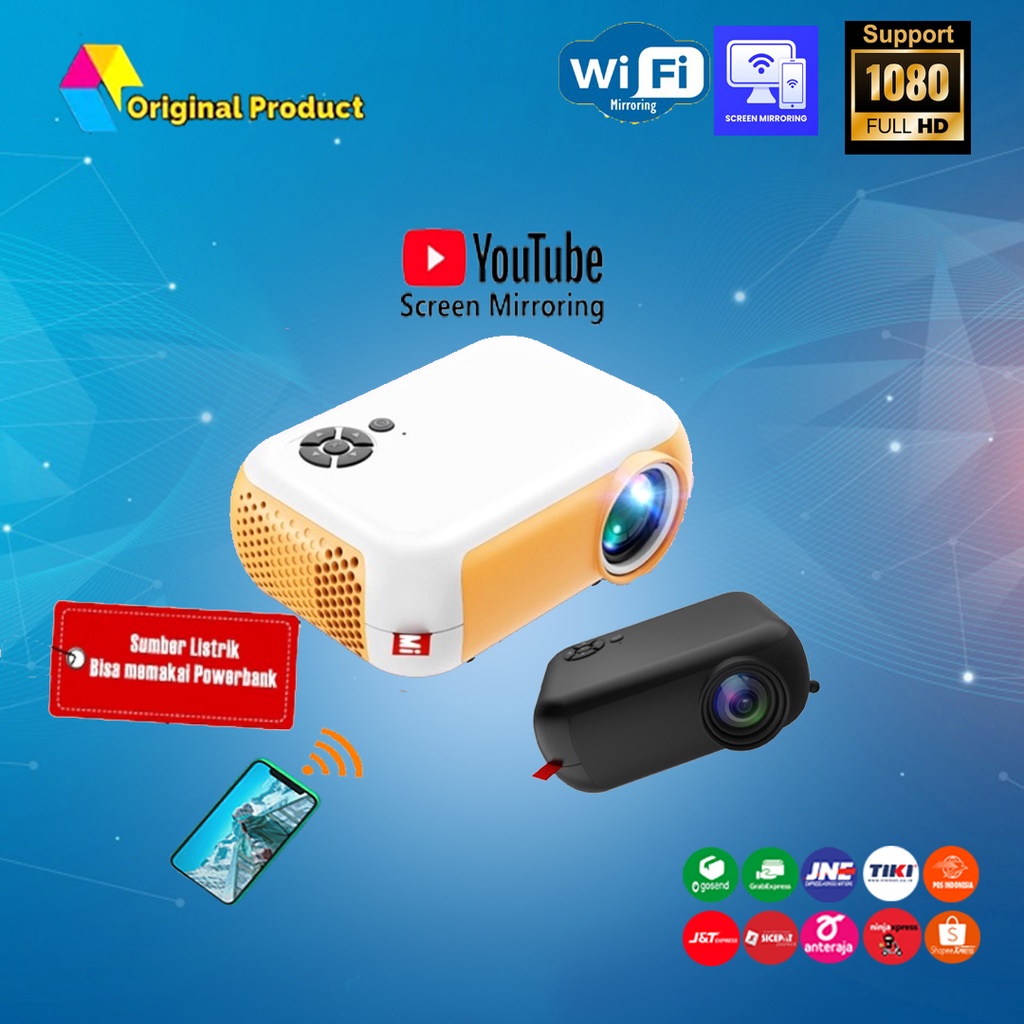 Jual Proyektor Mini Bisa sambung ke Handphone | Projector mini | Projektor | Infocus | Infokus ...