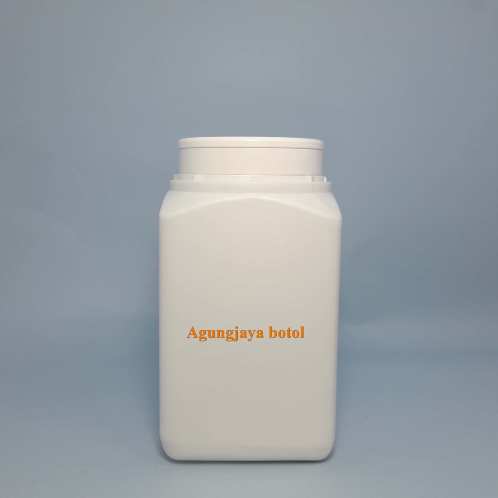 Jual Botol 1 Kg Kotak Putih / Botol Lem / Botol Hdpe / Botol Obat ...