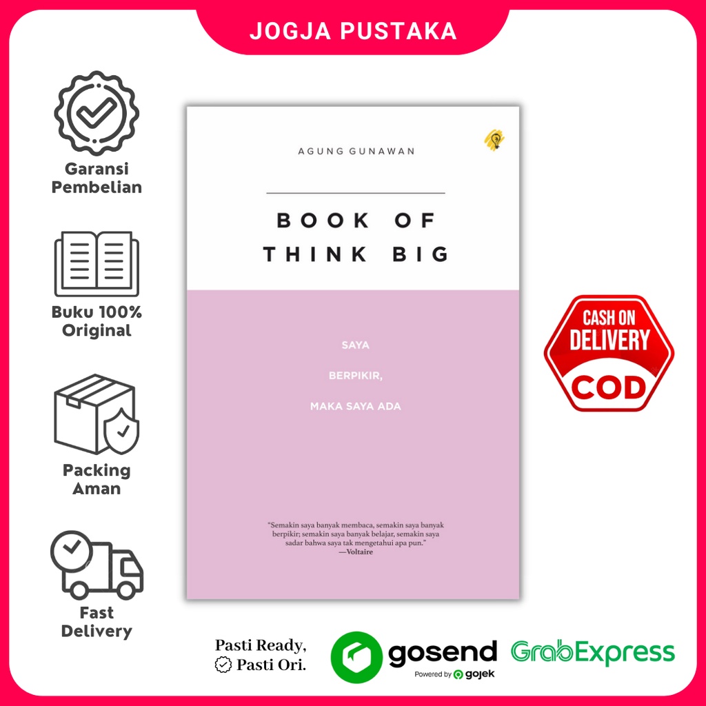 Jual Buku Book Of Think Big - Agung Gunawan | Shopee Indonesia