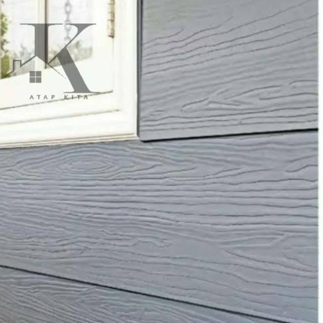 Jual Lisplank Grc 20 cm 4 m / TimberPlank Urat Kayu Grc / Lisplang ...