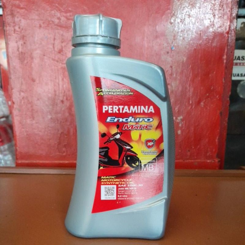 Jual Oli Pertamina Enduro Matic SAE 10W-30 (0,8 Liter) | Shopee Indonesia