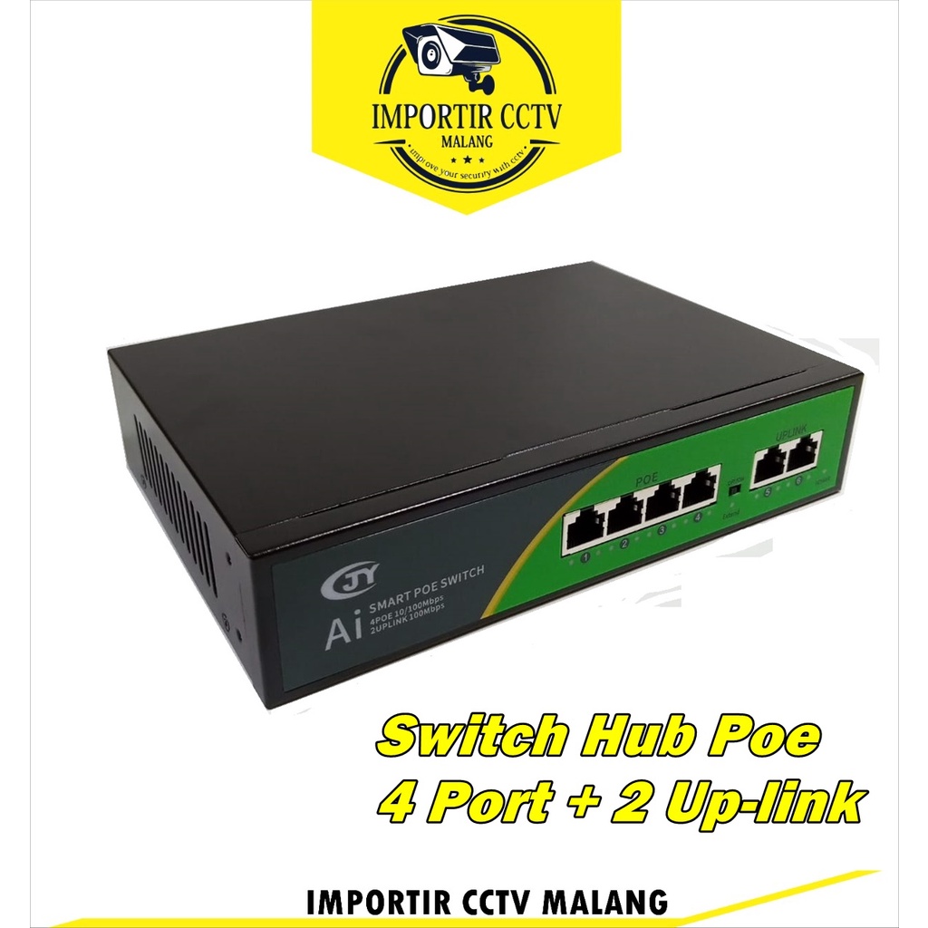Jual ICM - Switch Hub Poe 4port + 2 UpLink | Shopee Indonesia