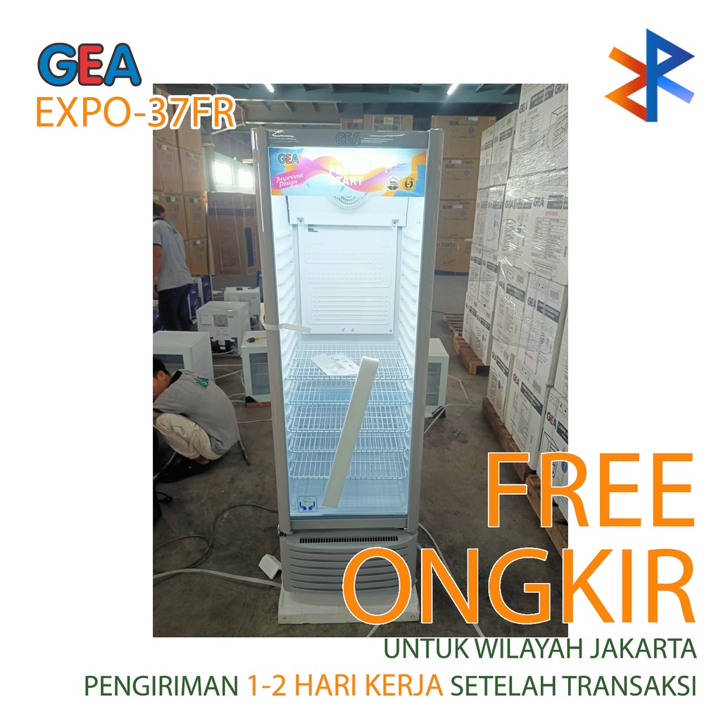 Jual Showcase GEA EXPO 37FR / EXPO 37 FR [5 Rak 290 Liter] | Shopee ...