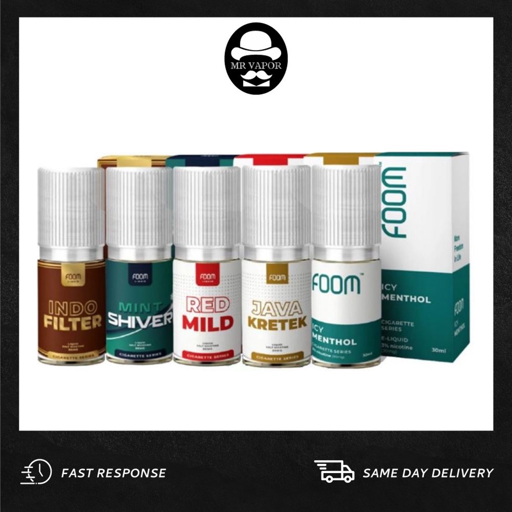 Jual FOOM Saltnic Liquid Cigarette Series 30ml 30mg | Shopee Indonesia