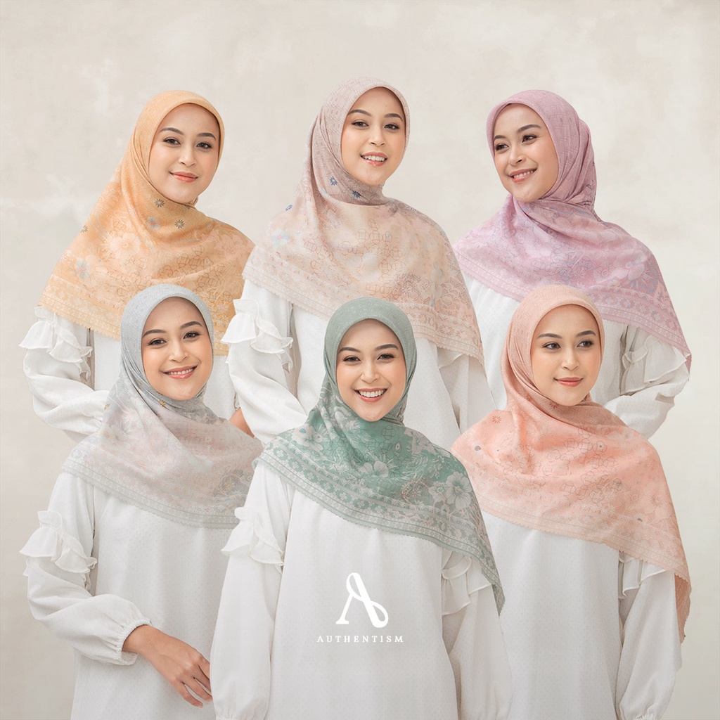 Jual AUTHENTISM ID SENARY SERIES ORIGINAL KERUDUNG SEGI EMPAT VOAL ULTRAFINE LASERCUT PREMIUM ...