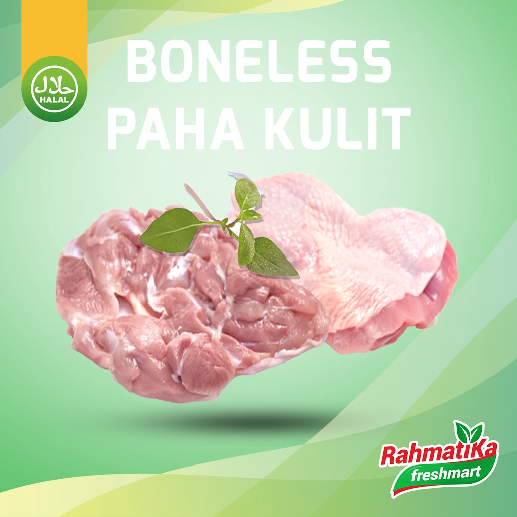 Jual Boneless Paha Kulit Segar / Fillet Paha Kulit Fresh 1 kg (Ayam ...