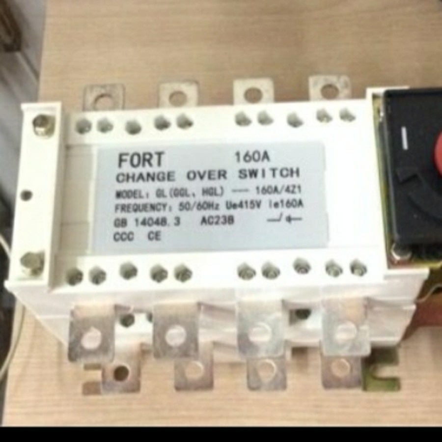 Jual CHANGE OVER SWITCH (COS) TYPE GGLZ-100/4 4P 100A MERK FORT ...