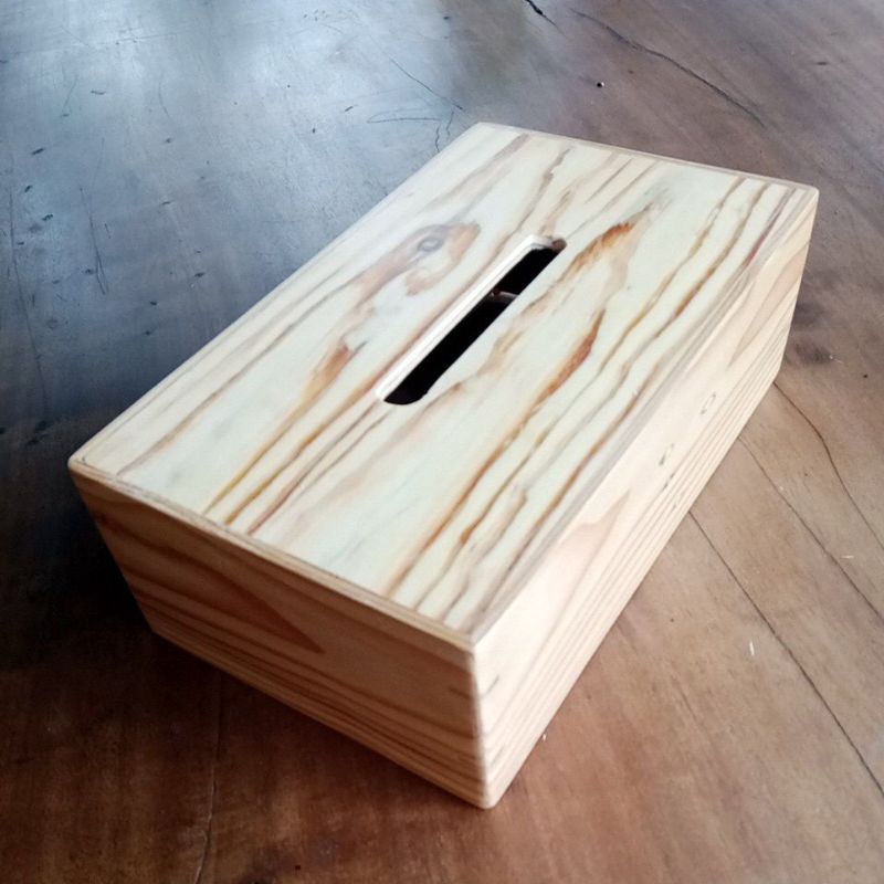 Jual tissue box kayu pinus tanpa paku | Shopee Indonesia