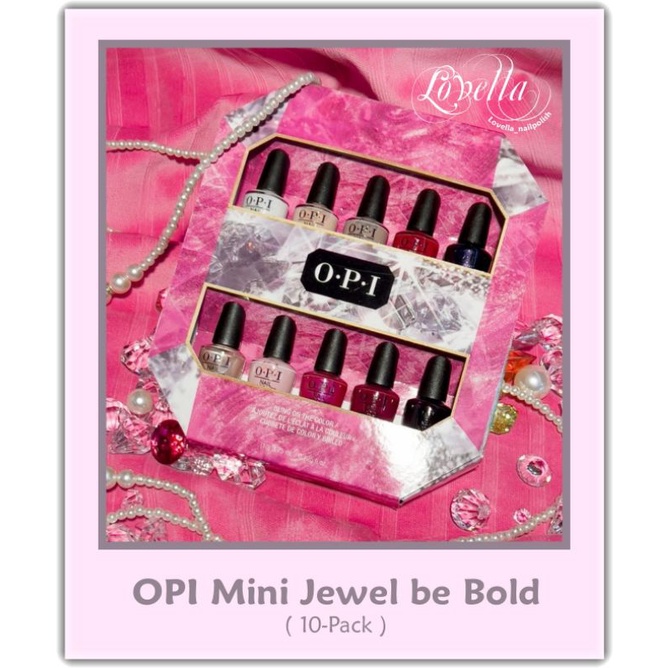 Jual OPI Mini Holiday 10-Pack ( OPI ORIGINAL / OPI Nail Polish / OPI ...