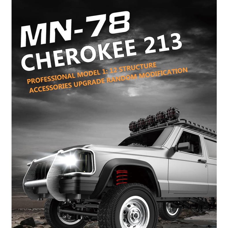 Jual RC Jeep Cherokee 213 MN 78 MN78 RTR 1/12 4WD Climbing Off Road ...