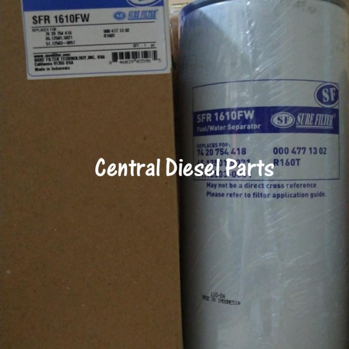 Jual Filter Solar Racor R160T Bomag 05825010 Axor Sfr 1610Fw Sfr1610Fw ...