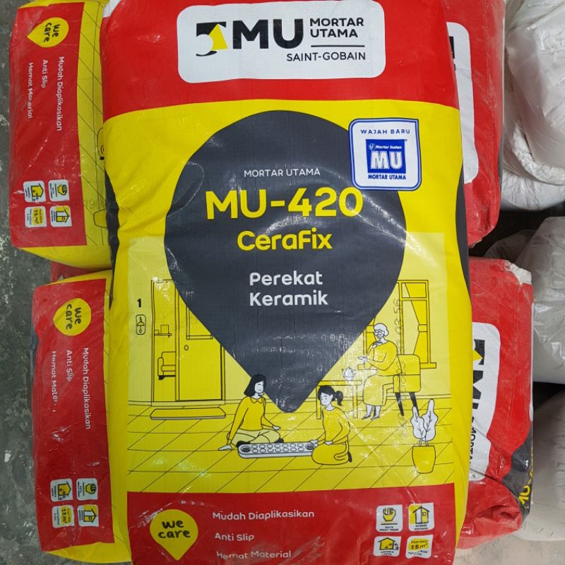 Jual MU 420 CERAFIX SEMEN PEREKAT KERAMIK 25KG | Shopee Indonesia