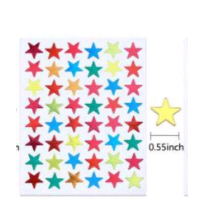 Jual Stiker bintang, sticker rewards, sticker stars, sticker bintang ...