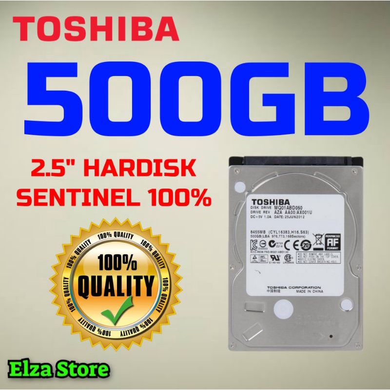 Jual Harddisk 2.5" Laptop 500GB Sentinel 100% HDD Hardisk | Shopee ...