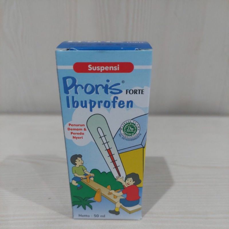 Jual PRORIS Forte 50 ml Ibuprofen - penurun Panas | Shopee Indonesia
