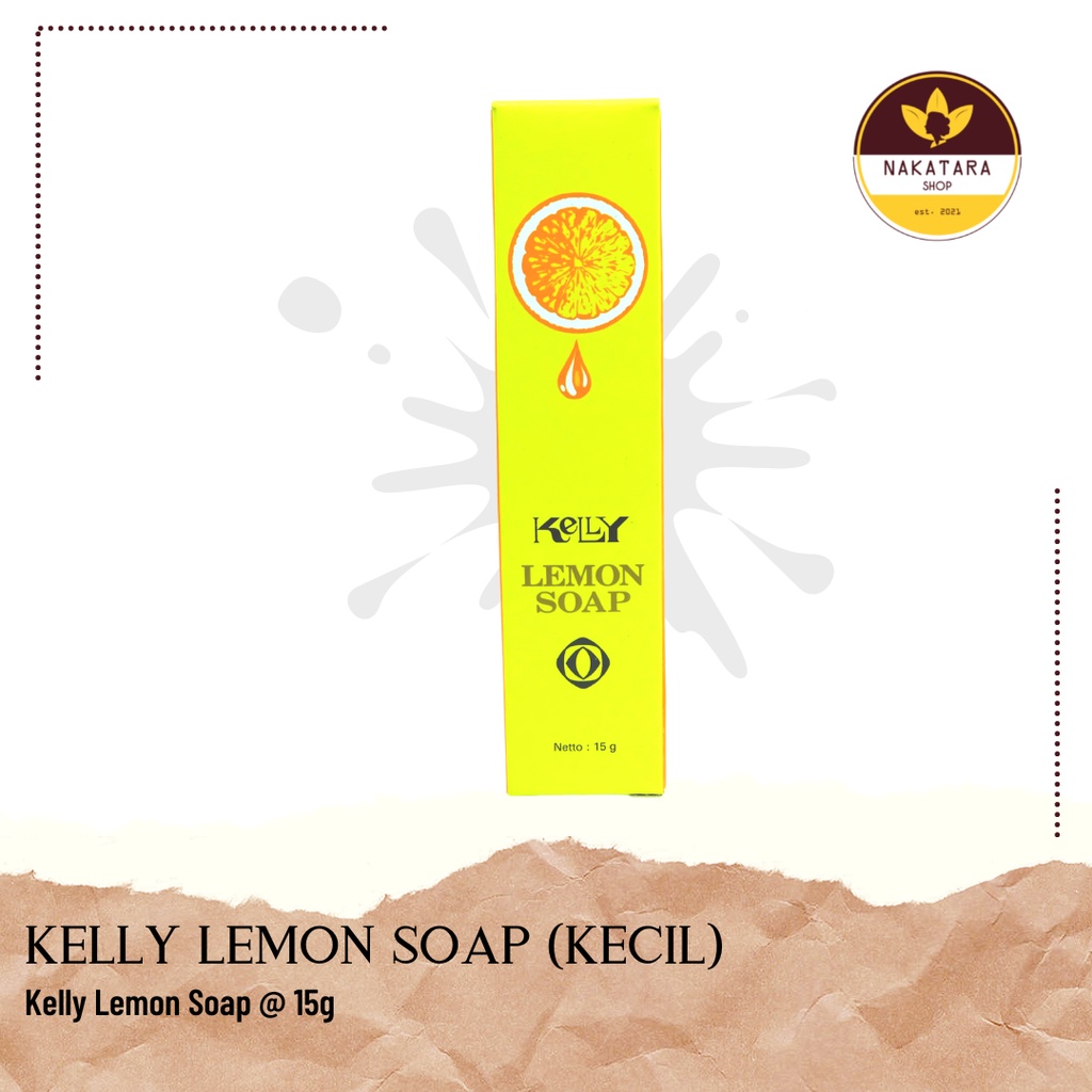 Jual Kelly Lemon Soap SABUN MUKA ukuran 15g (KECIL) | Shopee Indonesia
