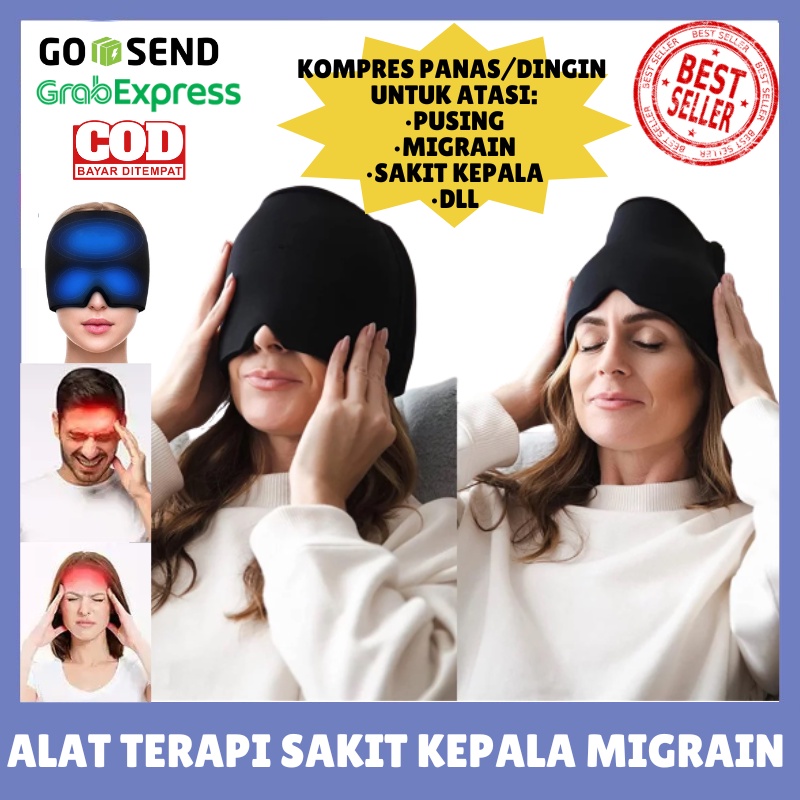 Jual Alat Terapi Sakit Kepala Pusing Migrain Sinus Masker Mata Kompres ...