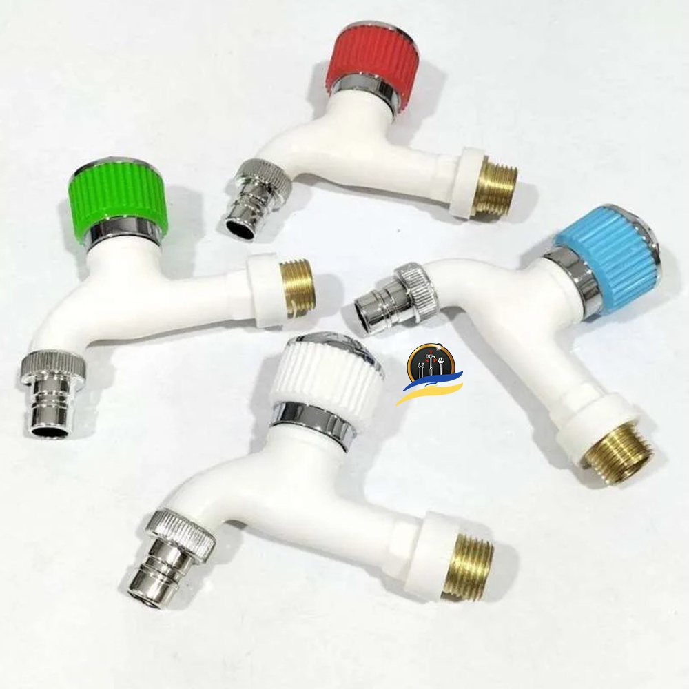 Jual Kran Air Taman Pvc Tebal Drat Kuningan Model Belimbing Oracle ...