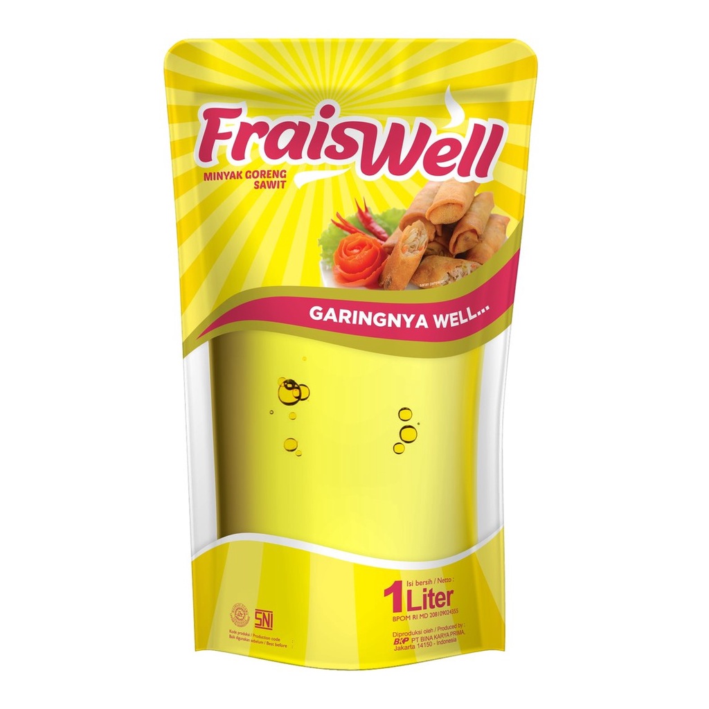 Jual FraisWell Minyak Goreng 1 L Refill – Frais Well 1 Liter | Shopee ...