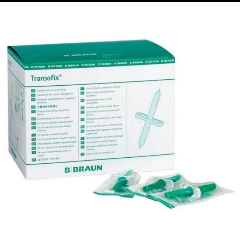 Jual transofix b braun penusuk botol infus paket pencuci luka | Shopee ...