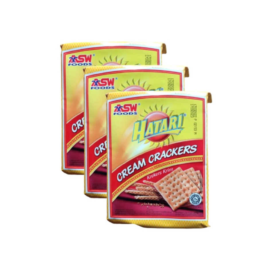 Jual Hatari Cream Crackers 3 x 245 gr | Shopee Indonesia