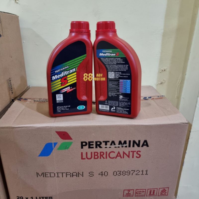 Jual Oil / Oli Meditran S 1 Liter Diesel / Solar Pertamina Lubricants ...