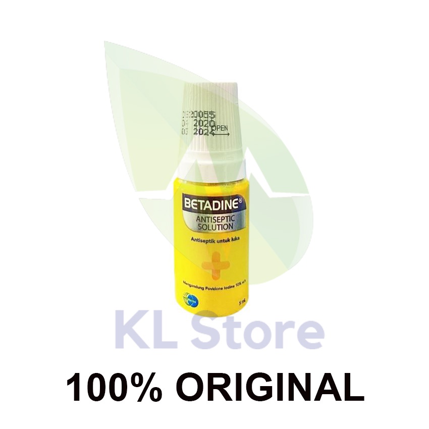 Jual BETADINE 5 ML ANTISEPTIC SOLUTION OBAT LUKA OBAT MERAH LUKA ...