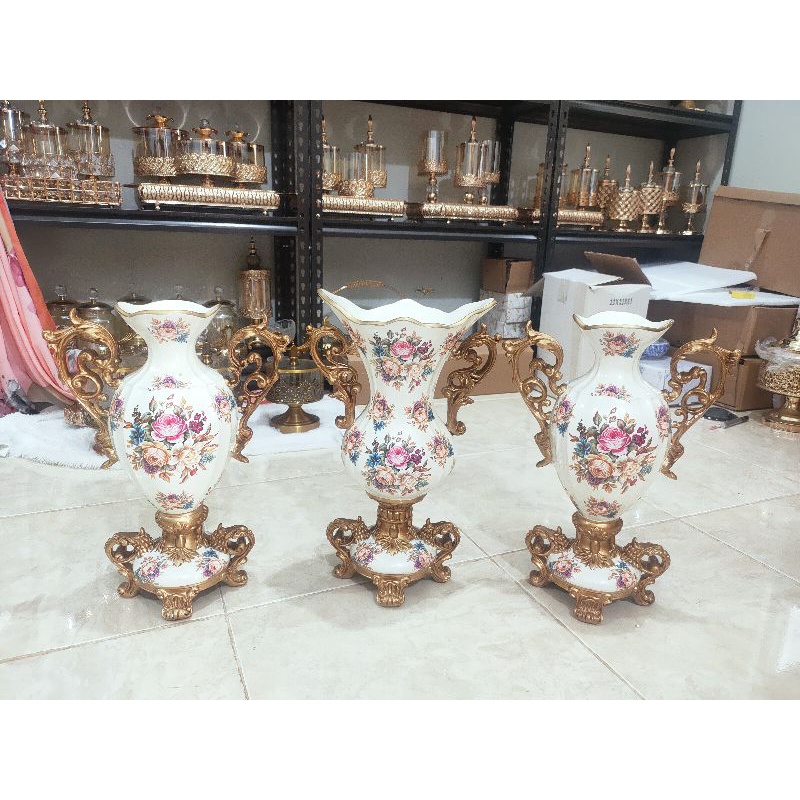 Jual guci sultan arabian turki set 3pc mewah SW-0253 FREE PETI KAYU ...